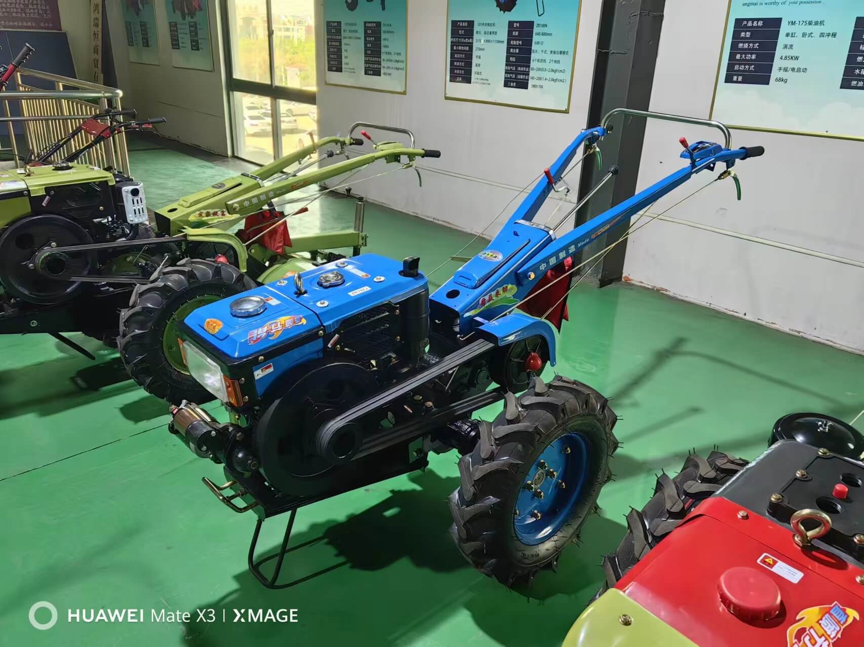 Changmei10HP Air-cooled walking tractor （CM101 Chassis+ZR192 Diesel ...