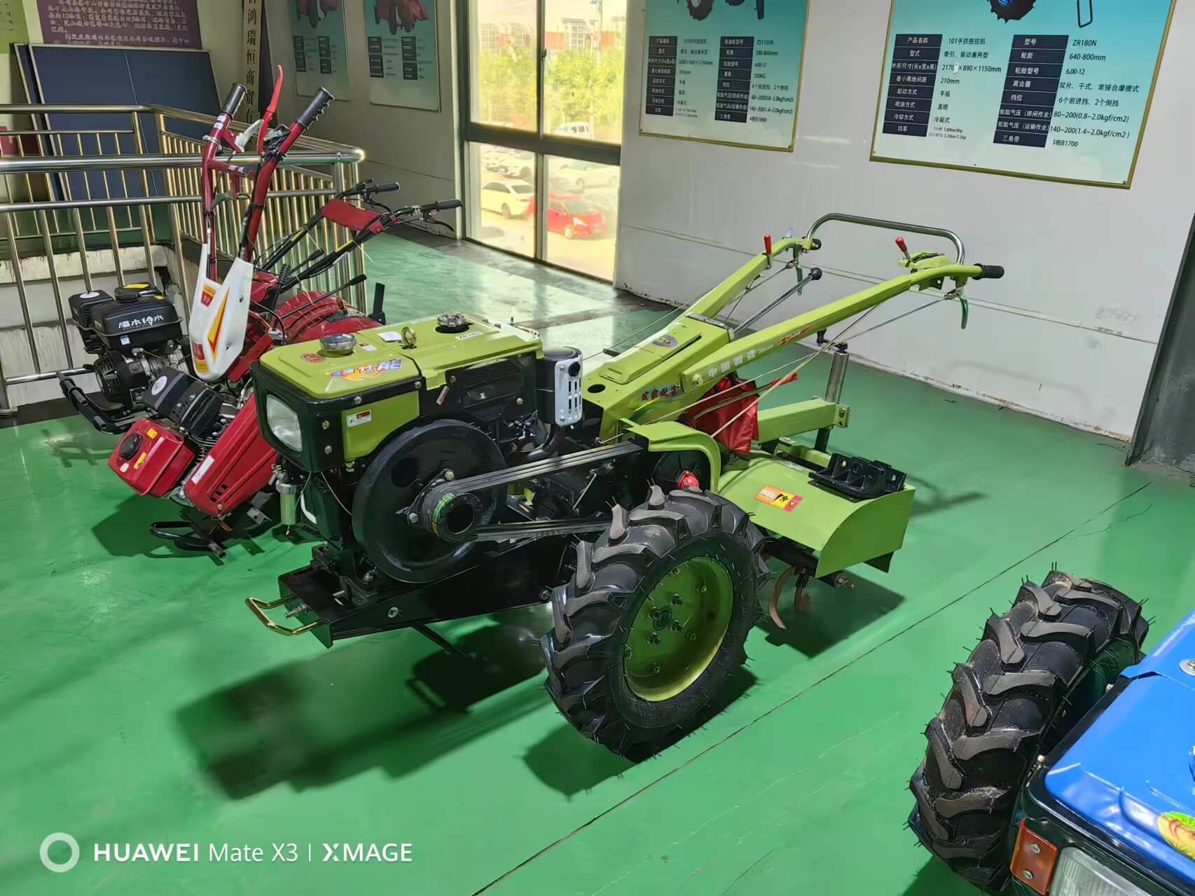 Changmei 7HP Walking tractor（CM101 Chassis+180NL Diesel Engine ...
